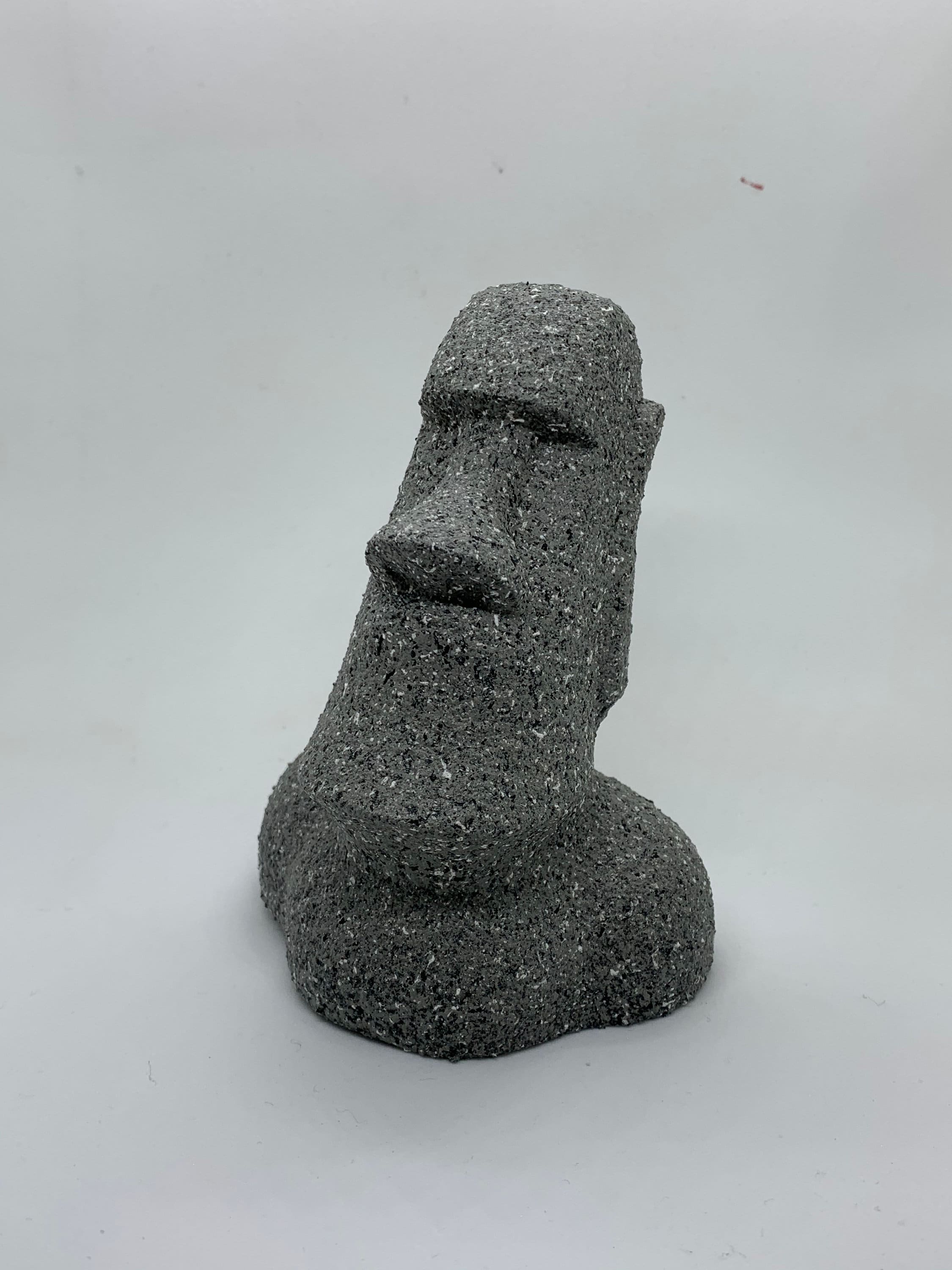 3D Printed Moai Statue With Stone Texture - Etsy