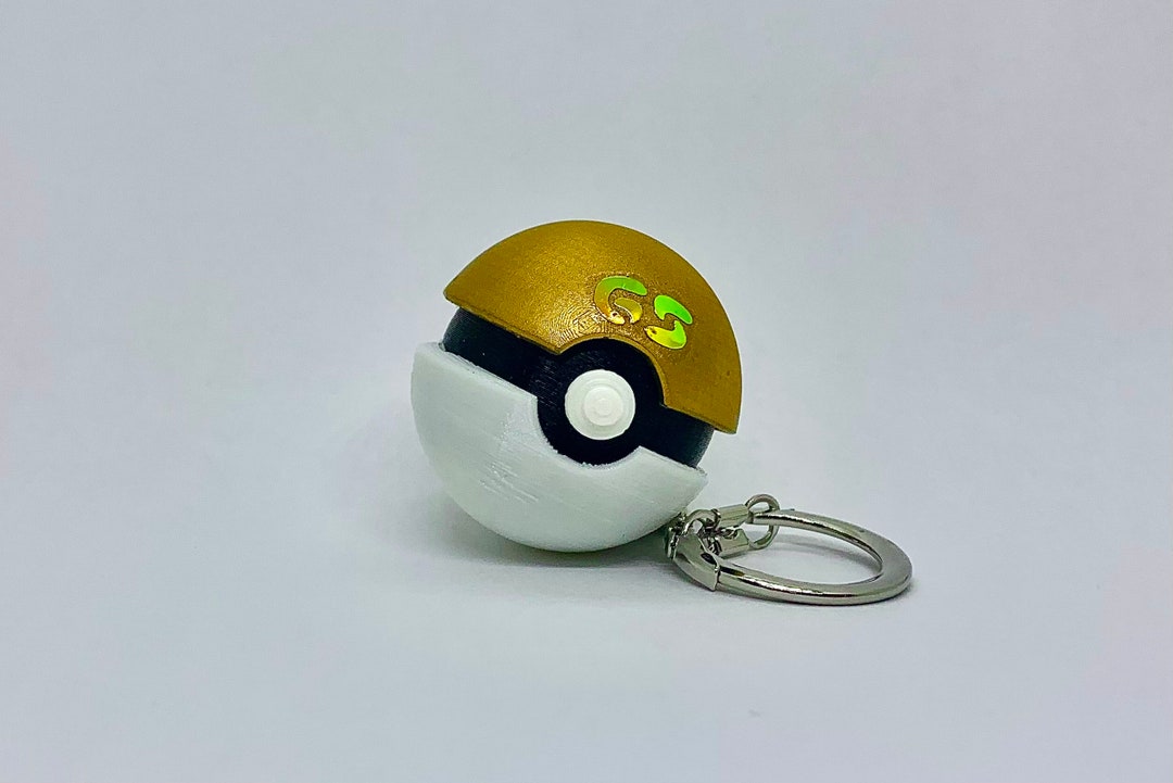 3D Printed GS Ball Poké Ball Keychain - Etsy