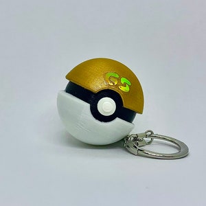 3D Printed GS Ball Poké Ball Keychain - Etsy