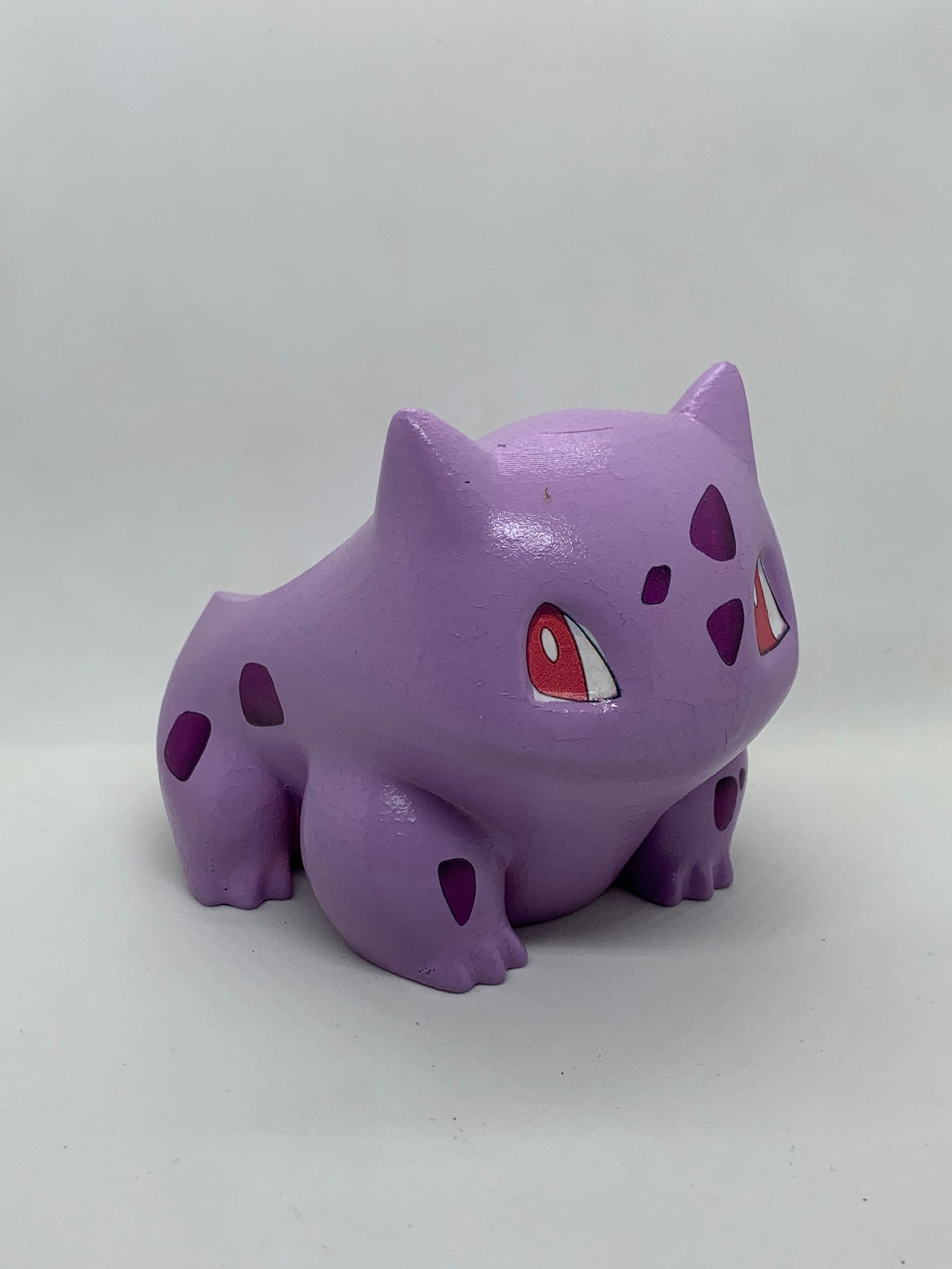 Painted Bulbasaur Planter With Live Succulent/cactus - Etsy