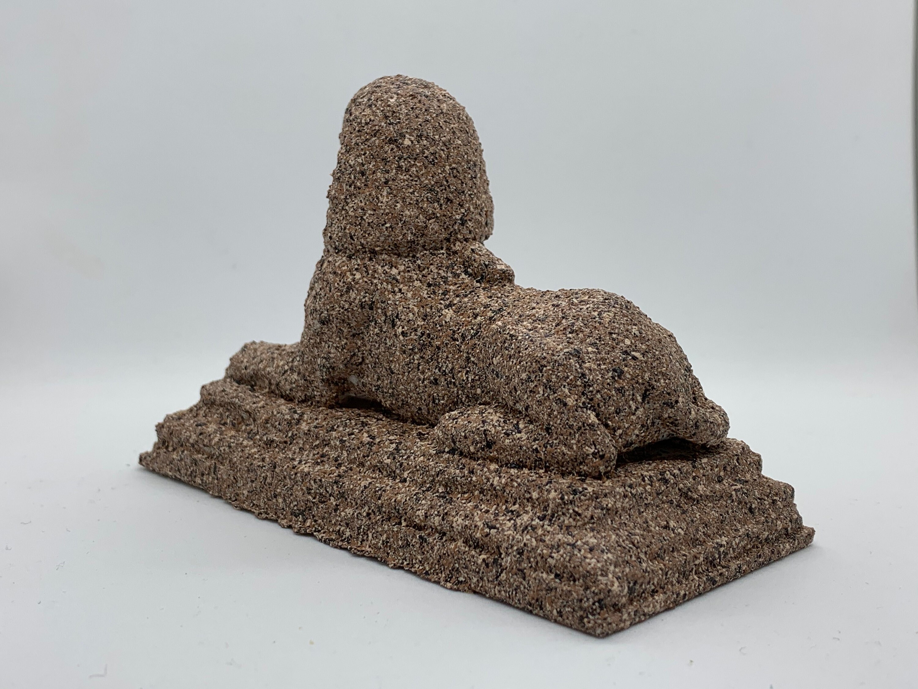 3D Printed Sphinx With Stone Texture Coating - Etsy