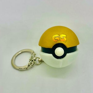 3D Printed GS Ball Poké Ball Keychain - Etsy