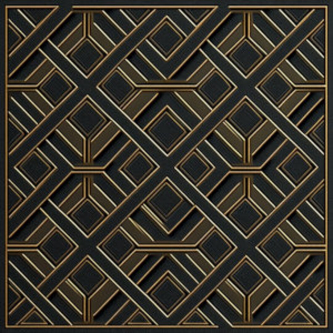 Square Accent Luxury Tile Design in PNG File Format for - Etsy