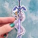 Light Dragon Master Sword | Vinyl Water Resistant Die-cut Glitter ...