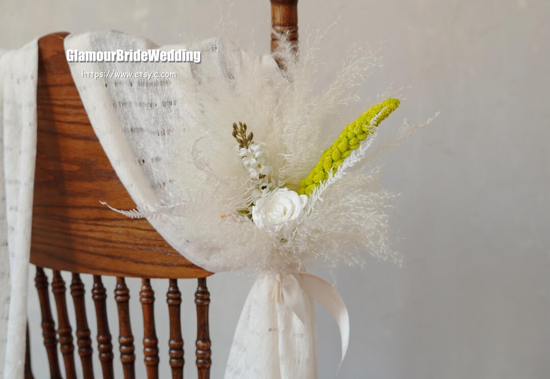 Wedding Chair Table Decor Flower,chair Swag,chair Decoration,wedding ...