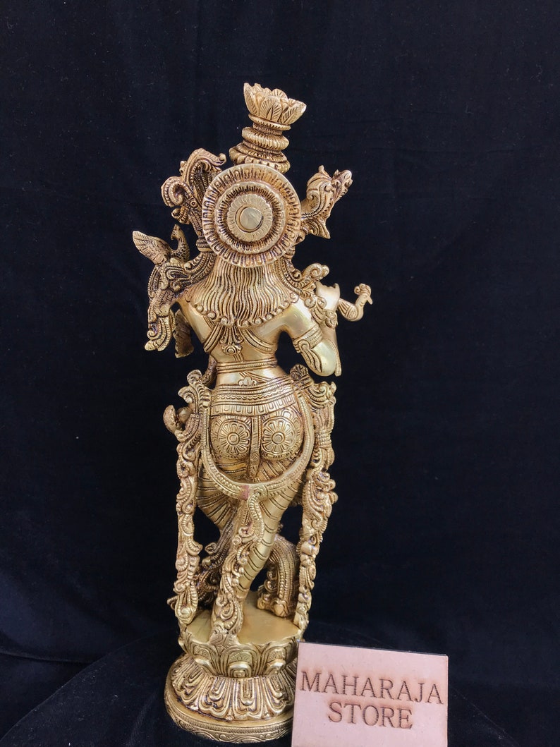 Krishna Statue Load Krishna Statue 15 Inches - Etsy