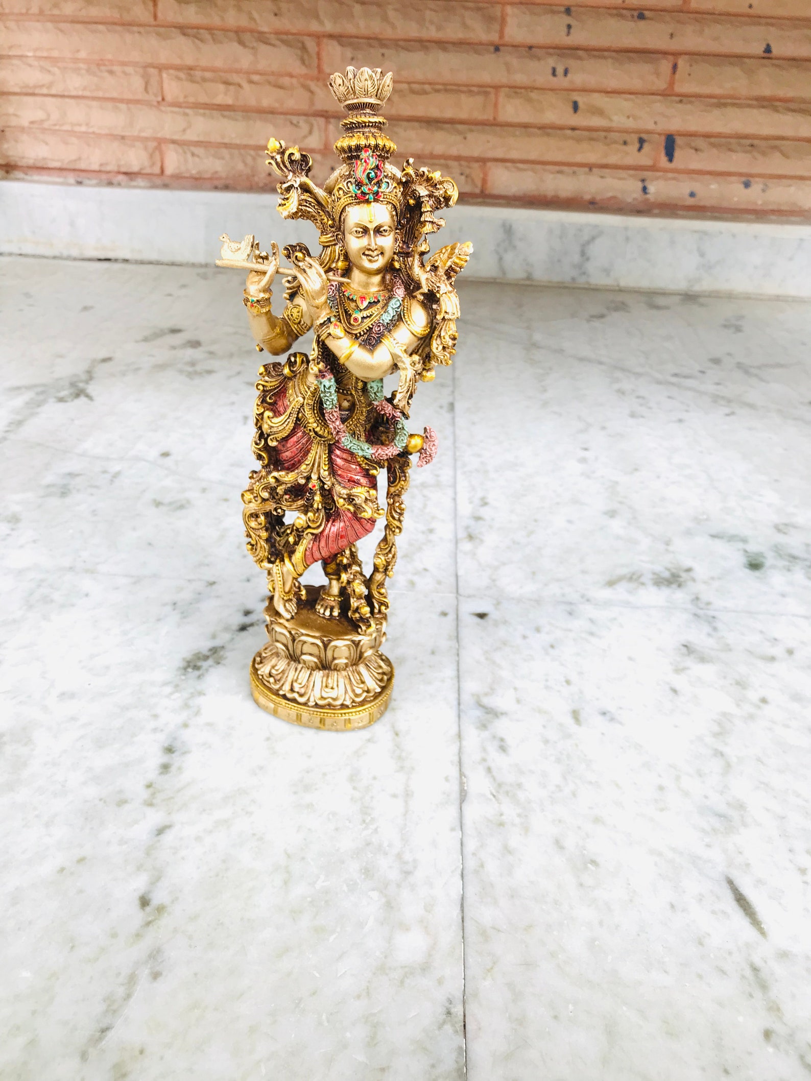 Krishna Statue - Etsy