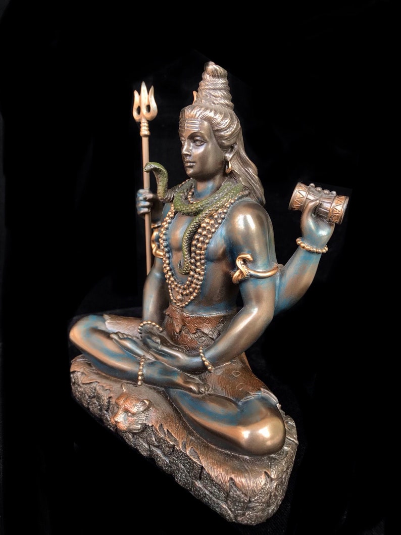Shiva Statue Meditating Lord Shiva - Etsy