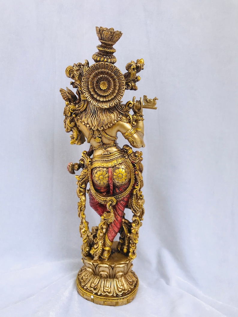 Krishna Statue - Etsy