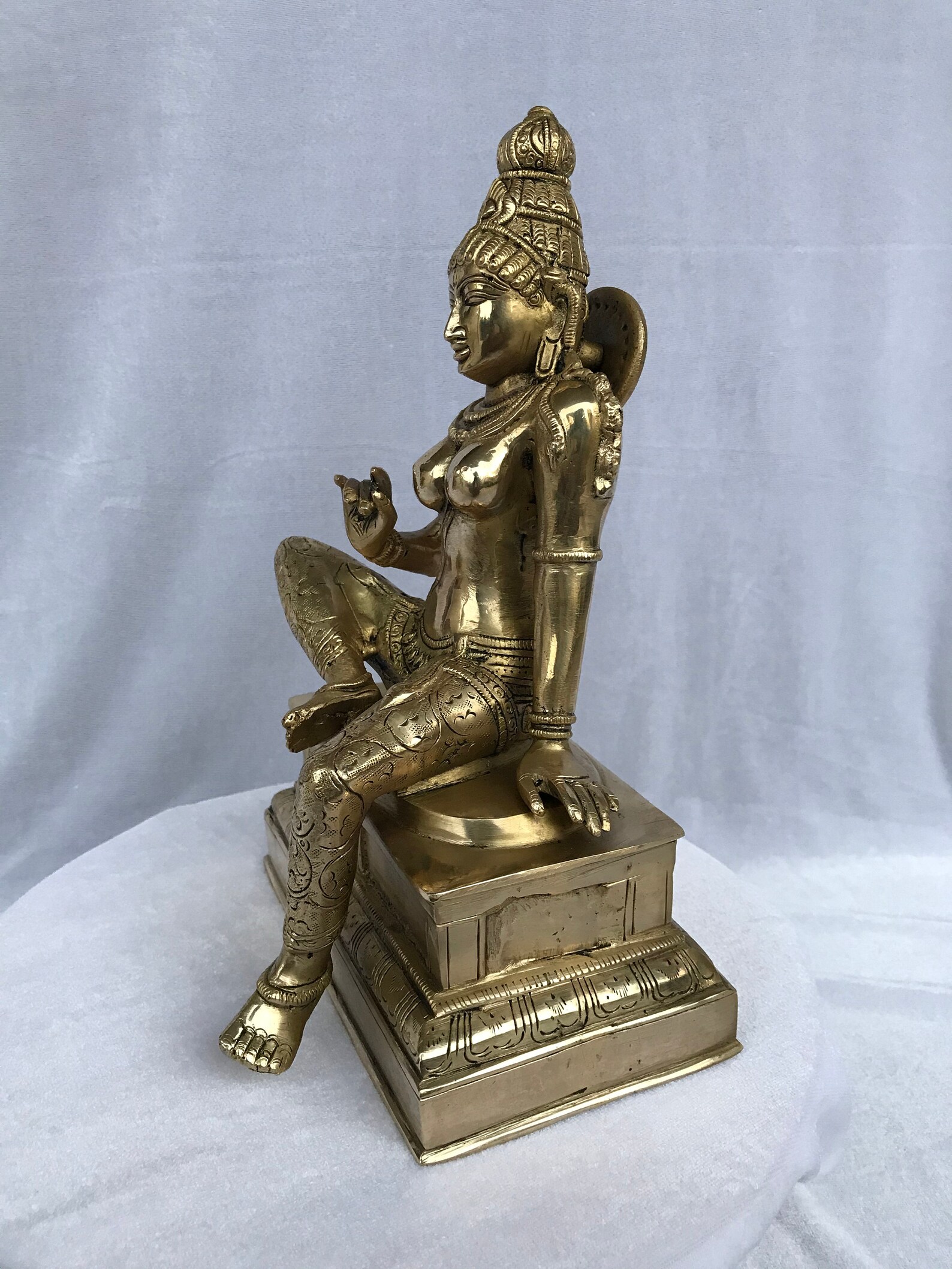 Parvati Brass Statue - Etsy