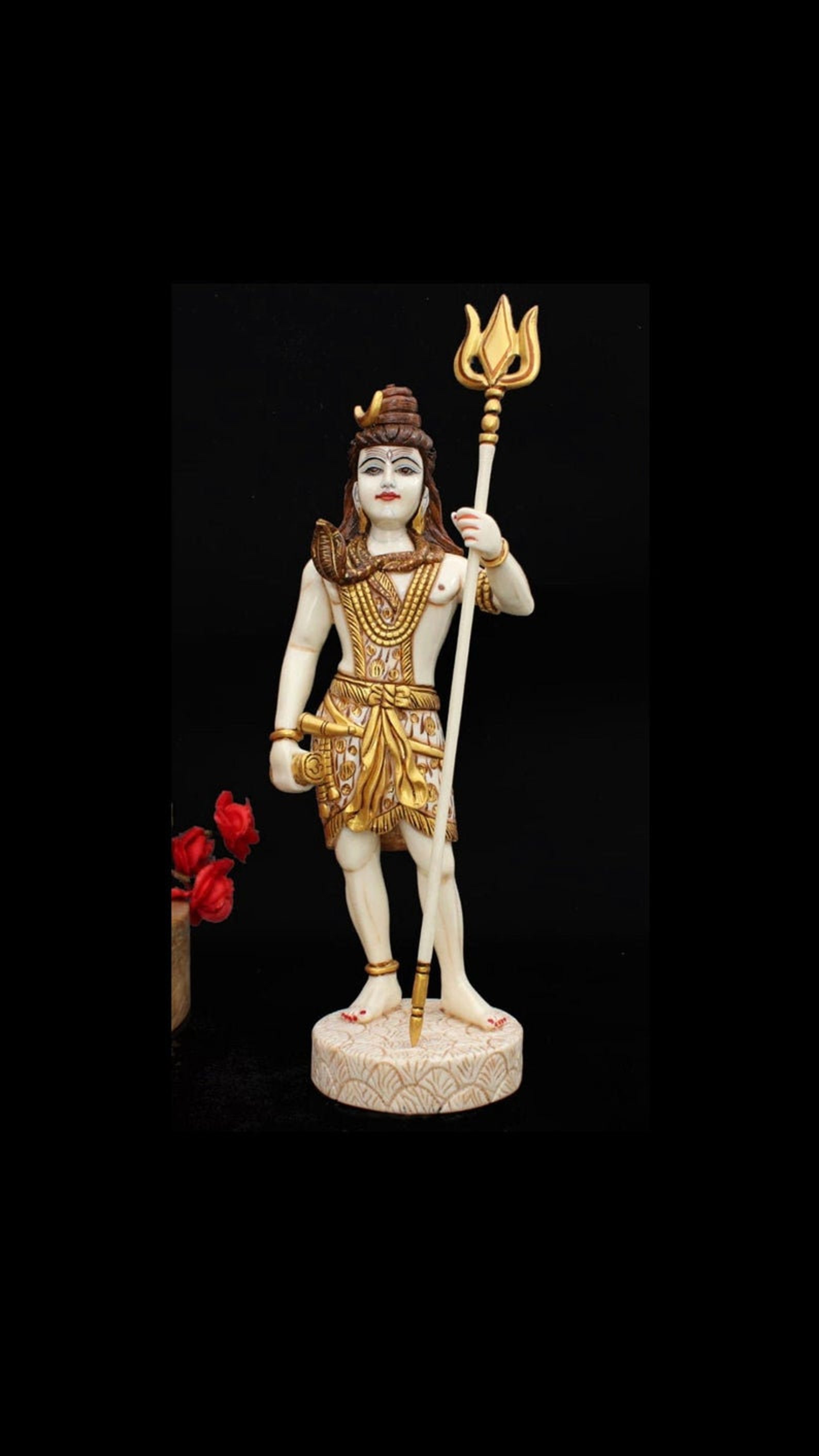 Shiva Statue 66 CM Big Size Bonded Bronze Standing Lord Shiva - Etsy
