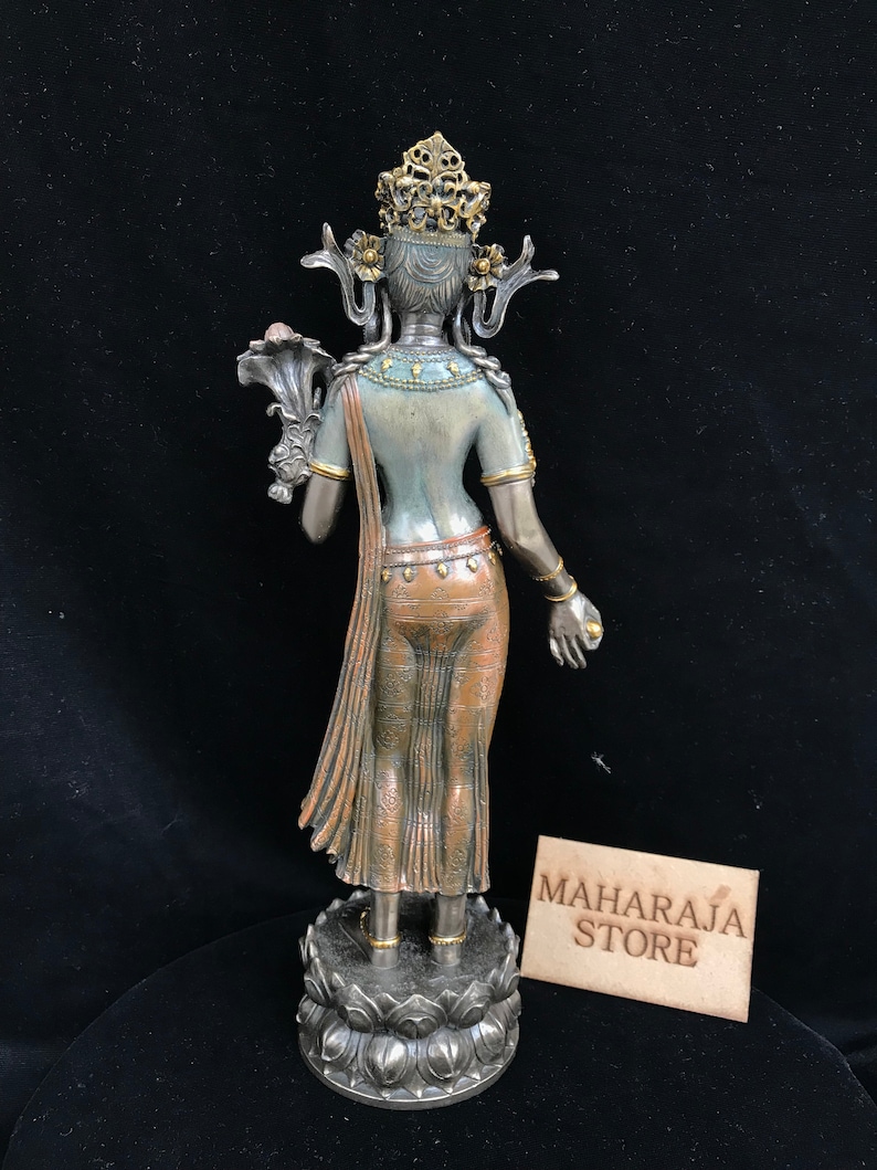 Tara Statue Standing Tara Statue 31 CM Tibetan Goddess | Etsy