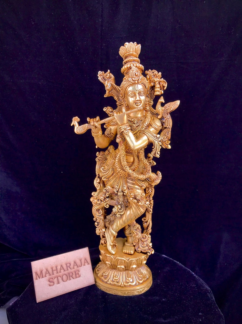 Krishna Statue Load Krishna Statue 15 Inches - Etsy