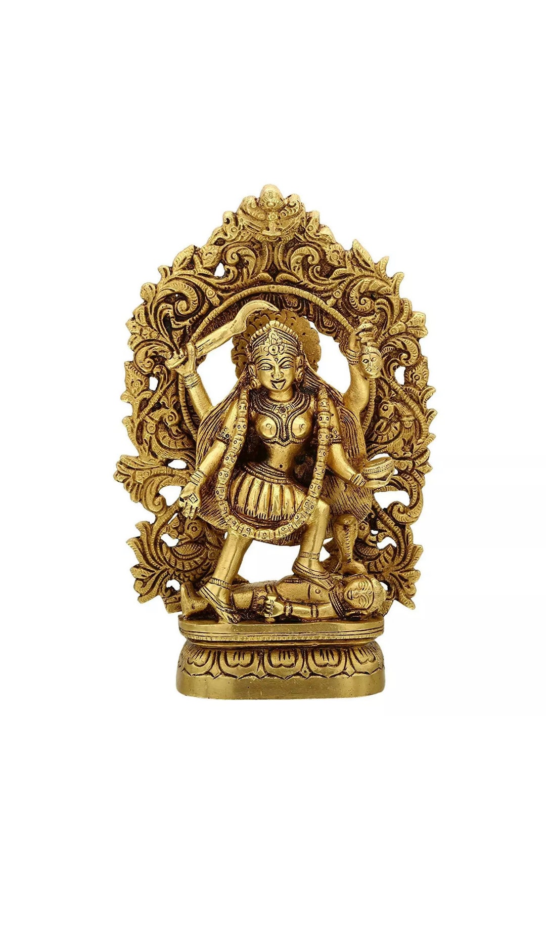Mahakali Statue: 8" Hindu Goddess Kali, Adi Shakti - Etsy