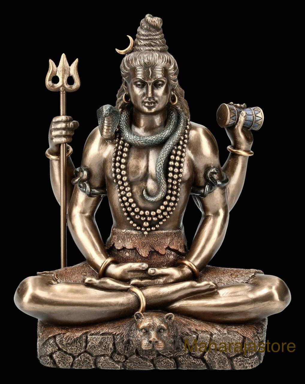 Shiva statue meditating shiva | Etsy