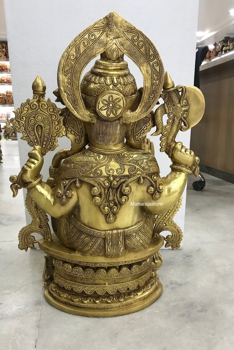 Ganesh God Statue Brass - Etsy