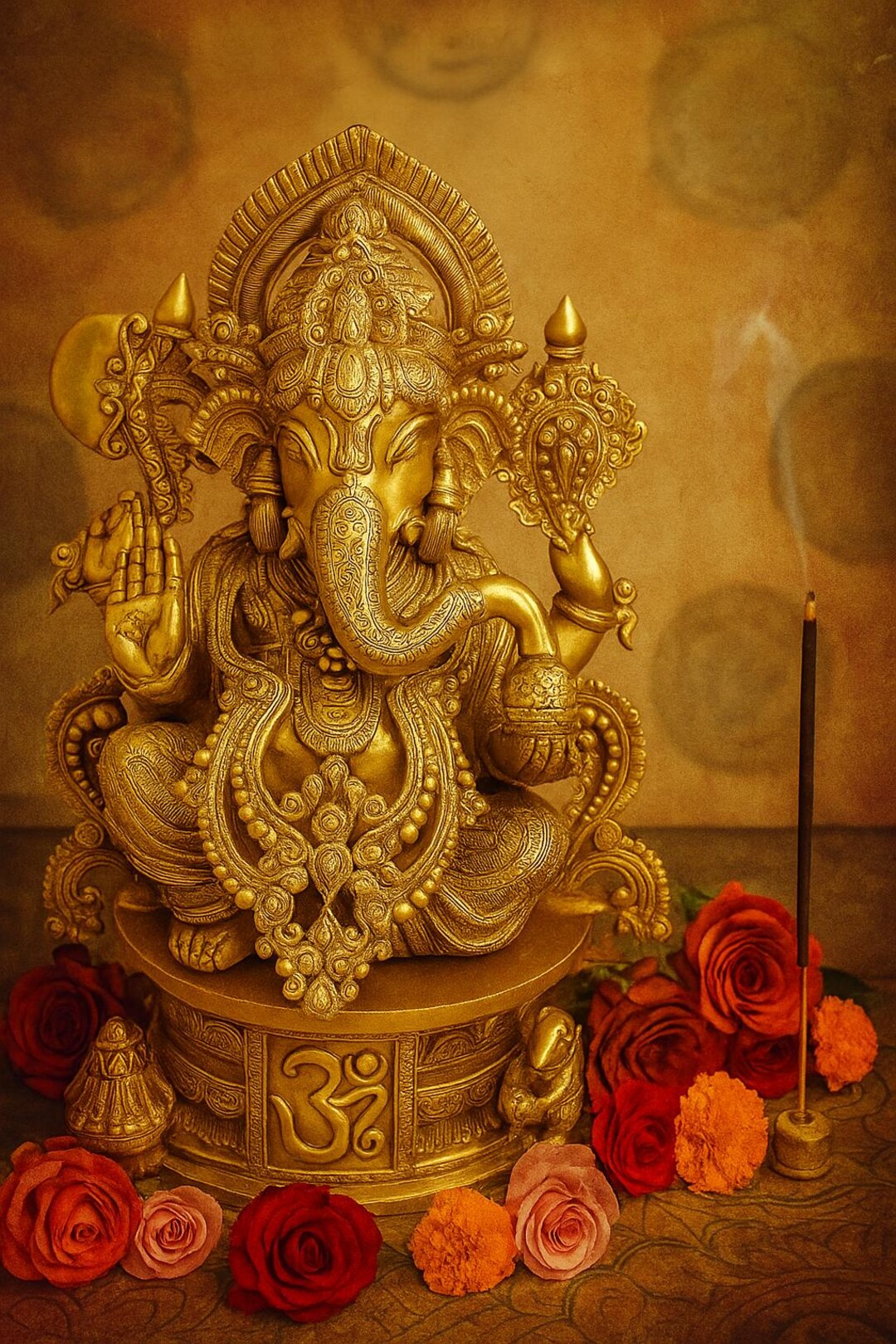Ganesh God Statue Brass - Etsy