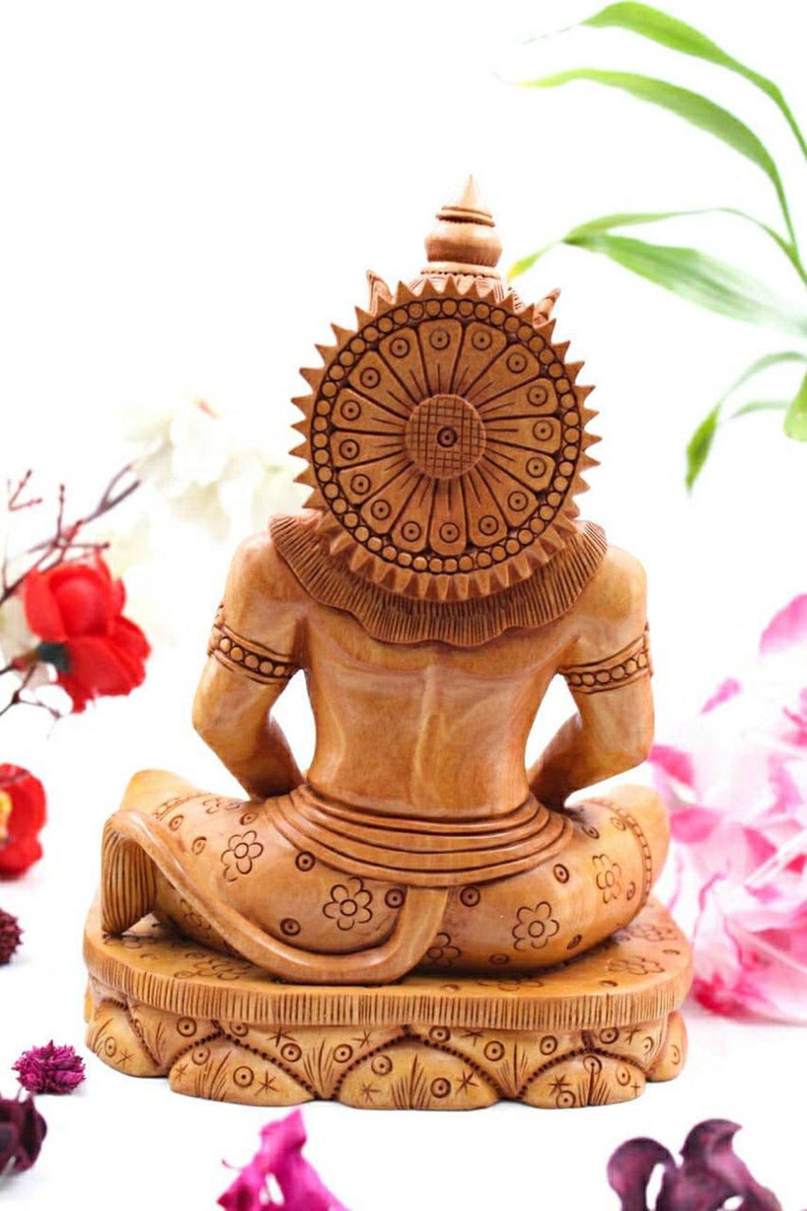 Hanuman God Statue Wood Statue Wood Carving Work - Etsy