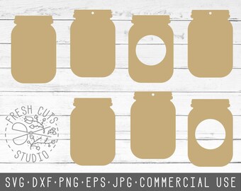 Mason jar cricut | Etsy