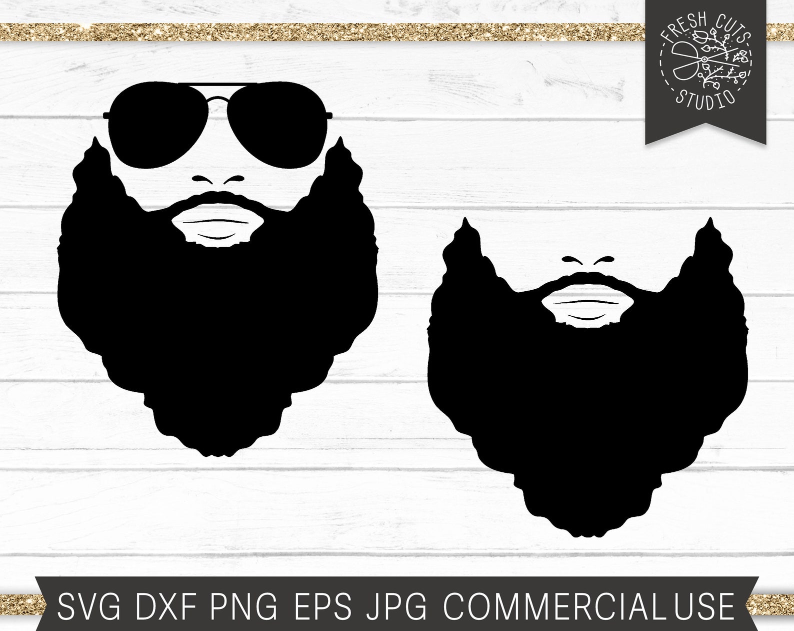 Beard SVG Bearded Man SVG Cut File for Cricut Aviator - Etsy