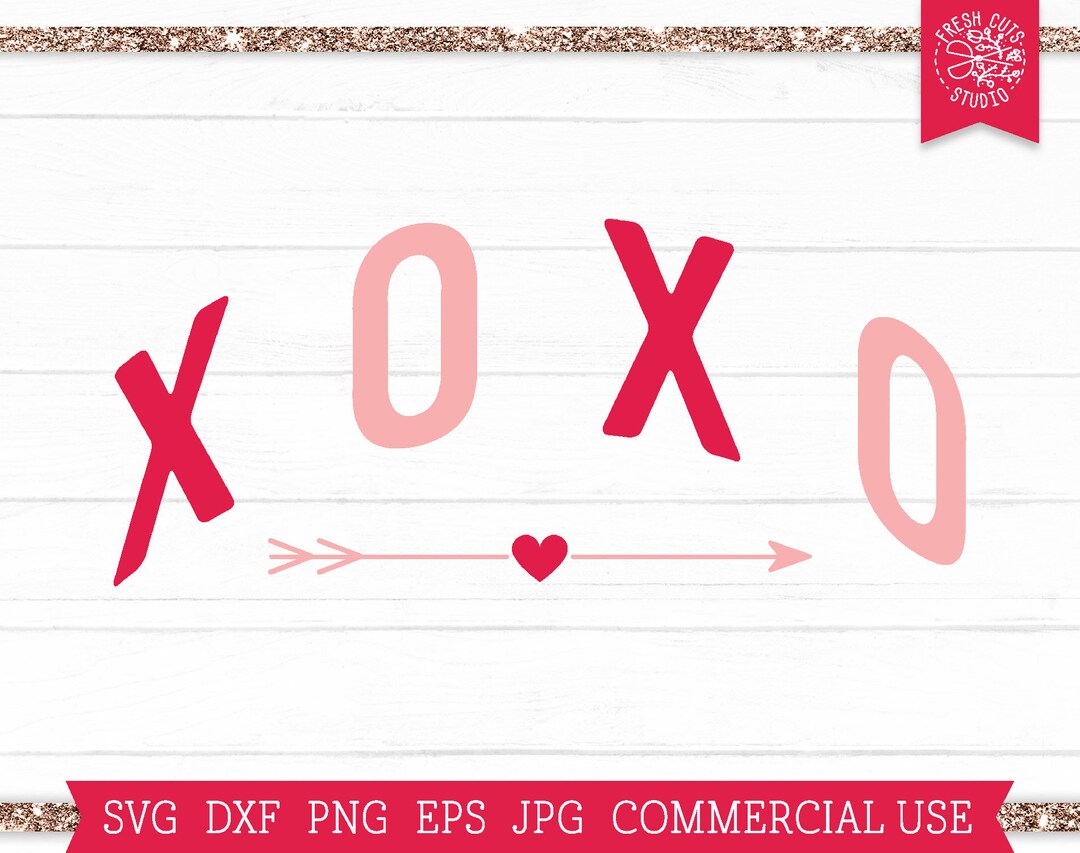 XOXO Svg Cut File, Valentine's Day SVG, Love Svg, Varsity Letters ...