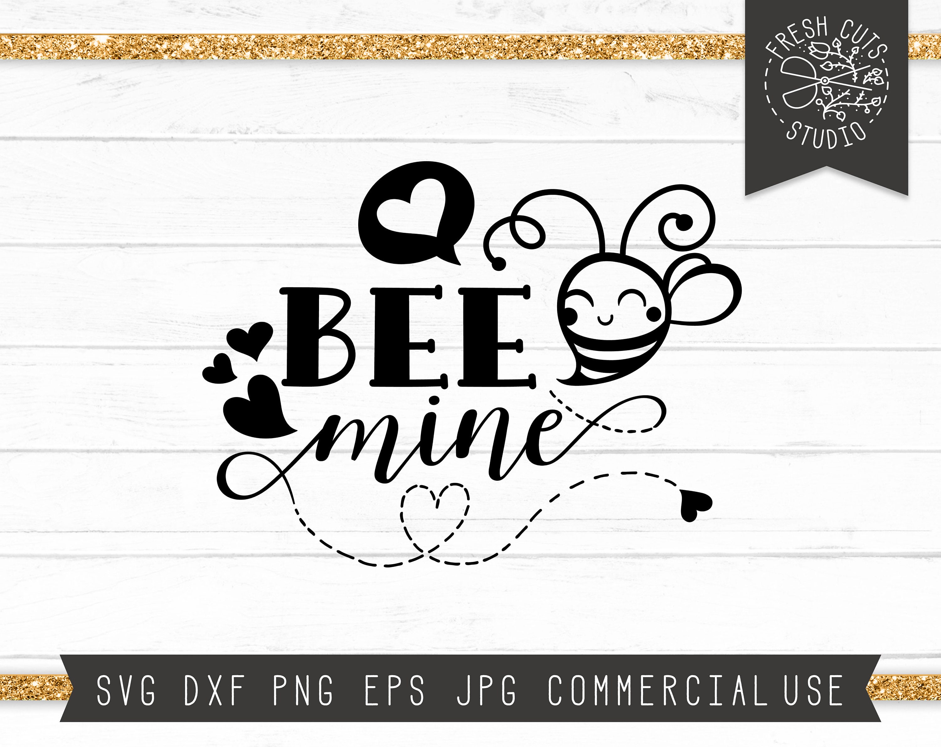 Valentine SVG Bee Mine Svg Cut File for Cricut | Etsy