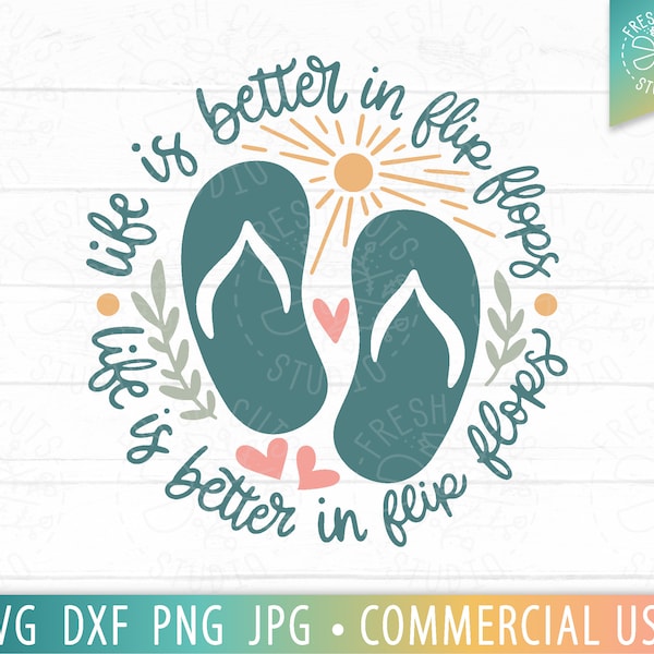 Flip Flop Svg - Etsy