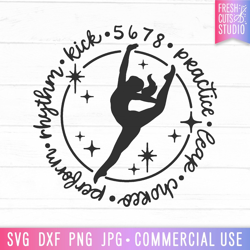 Dance Kickline Svg - Etsy