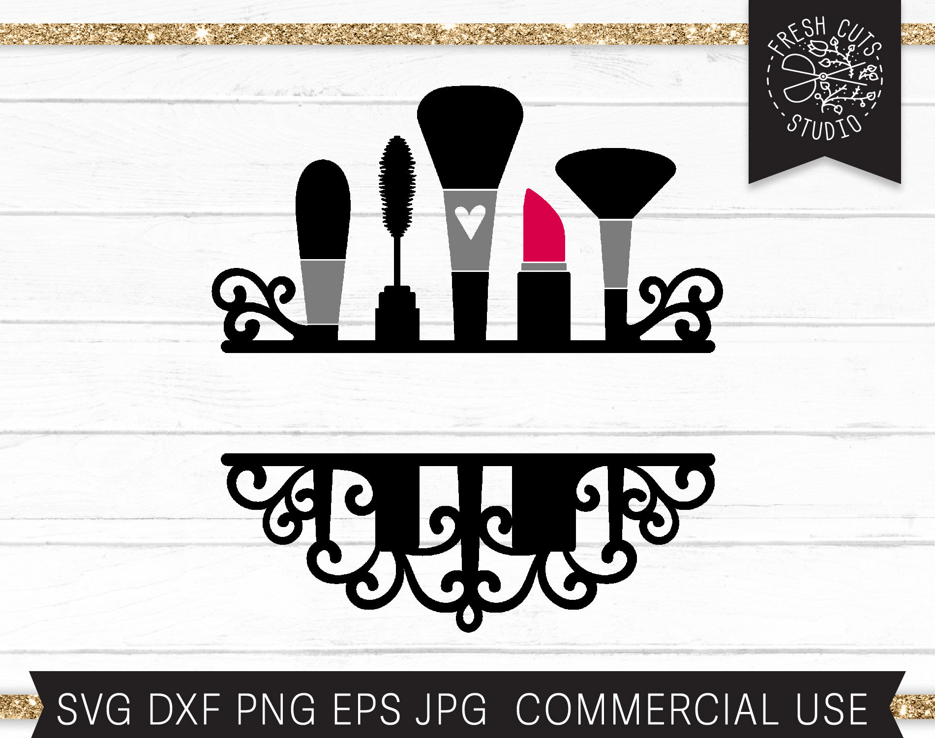 Makeup Split Frame SVG File Makeup SVG Cut File for Cricut | Etsy UK