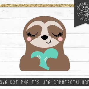 Sloth SVG Cut File for Cricut, Sloth Face Svg, Sloth Cut File for ...