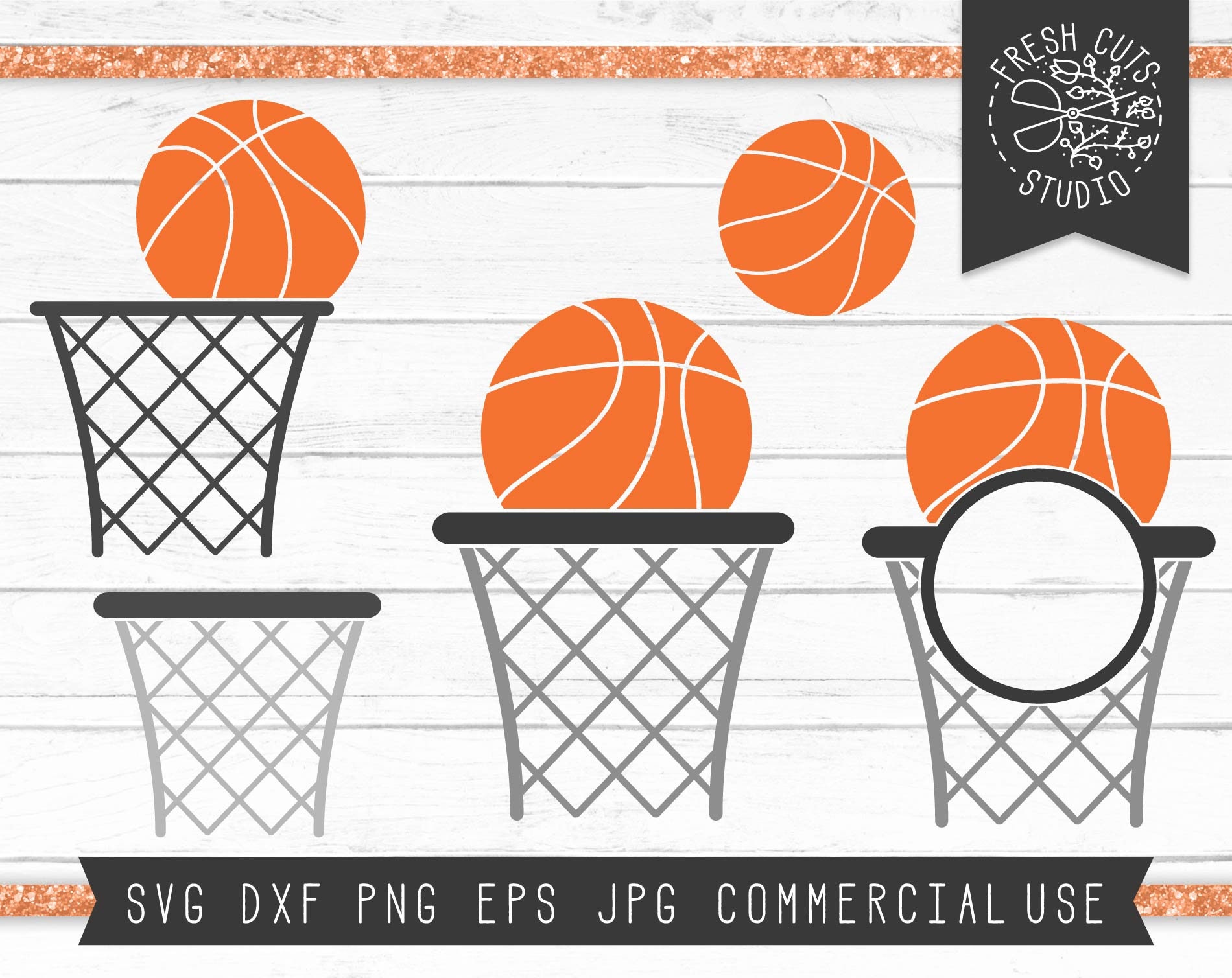 Basketball SVG Bundle Basketball Cut File Basketball Net | Etsy