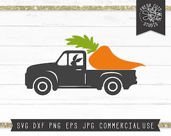 SVG FILES Carrot Patch Svg Vintage Truck Svg Happy - Etsy