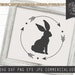 Rabbit Wreath SVG Cut File for Cricut Rustic Easter Svg - Etsy