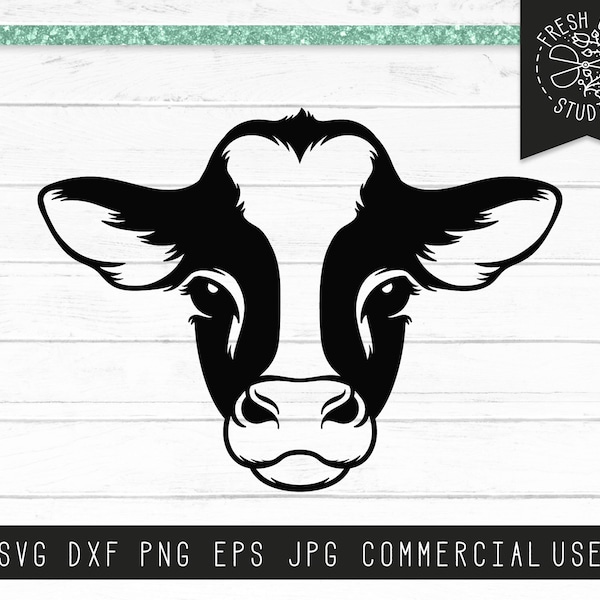 Cow Svg - Etsy