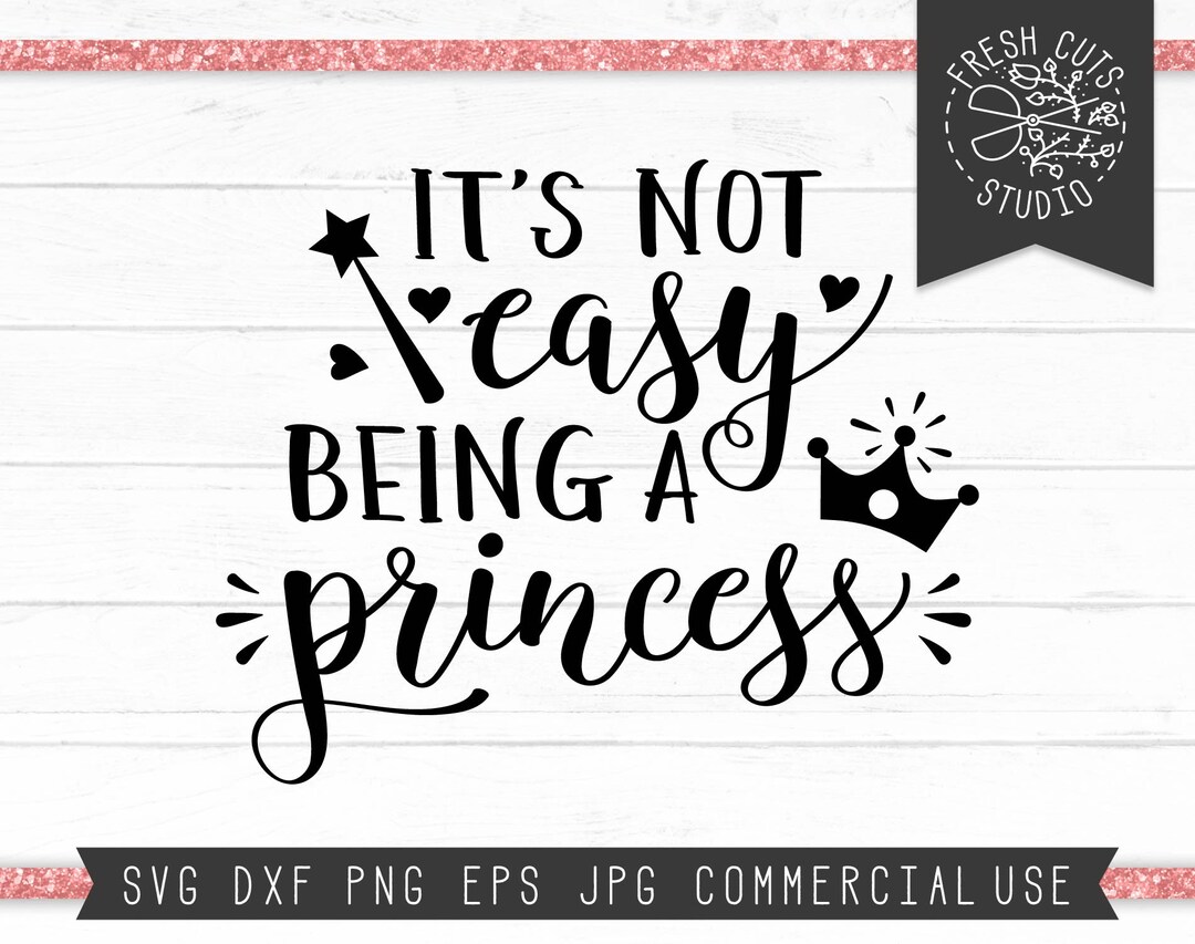Princess Svg Instant Download Cut File for Cricut, Silhouette, It's Not ...