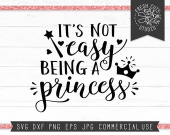 Princess Svg Instant Download Cut File for Cricut Silhouette | Etsy