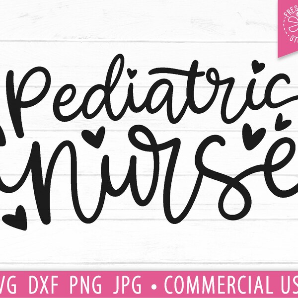 Pediatric Nurse Svg - Etsy