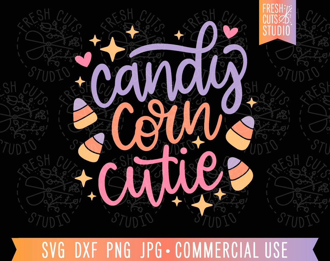Candy Corn Cutie Svg Funny Halloween Girl Cut File for Cricut ...