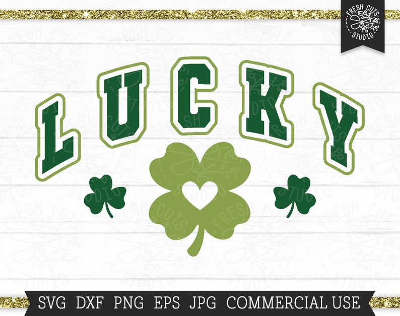 Lucky Svg Shamrock Svg St Patricks Day Svg St Pattys Day - Etsy