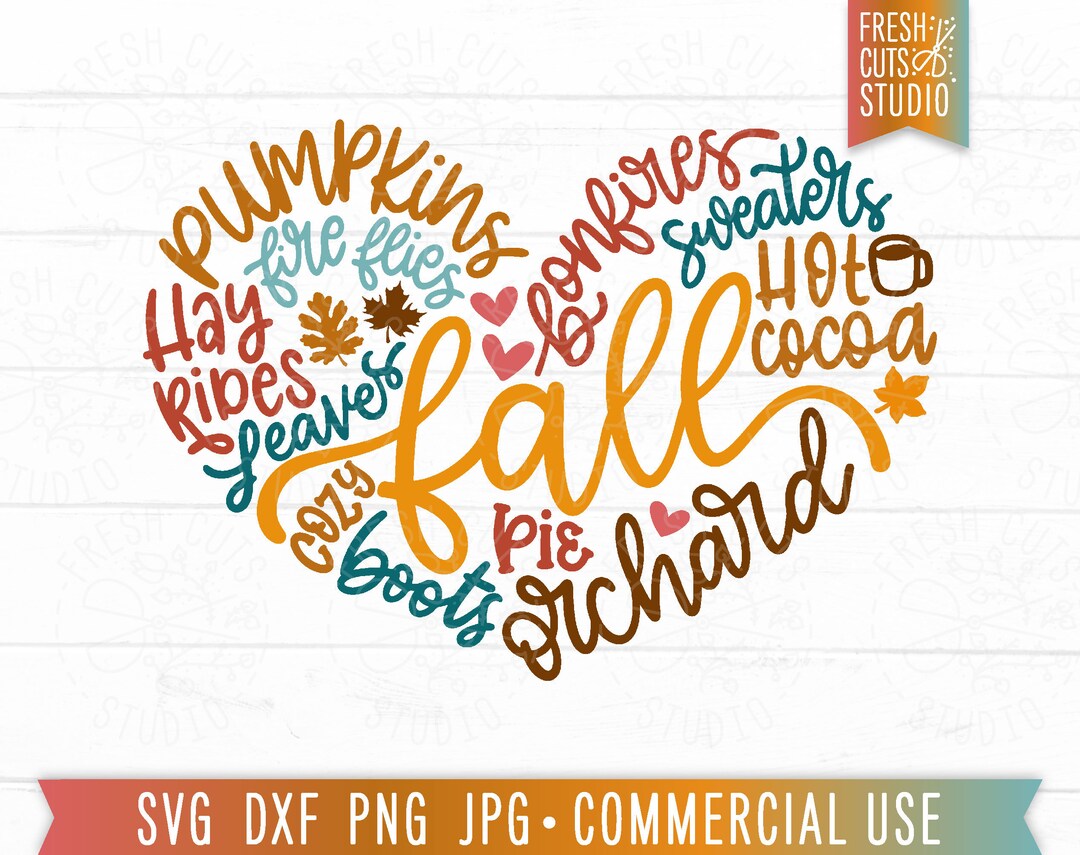 Favorite Fall Things SVG Autumn Png for Sublimation, Cute Fall PNG ...