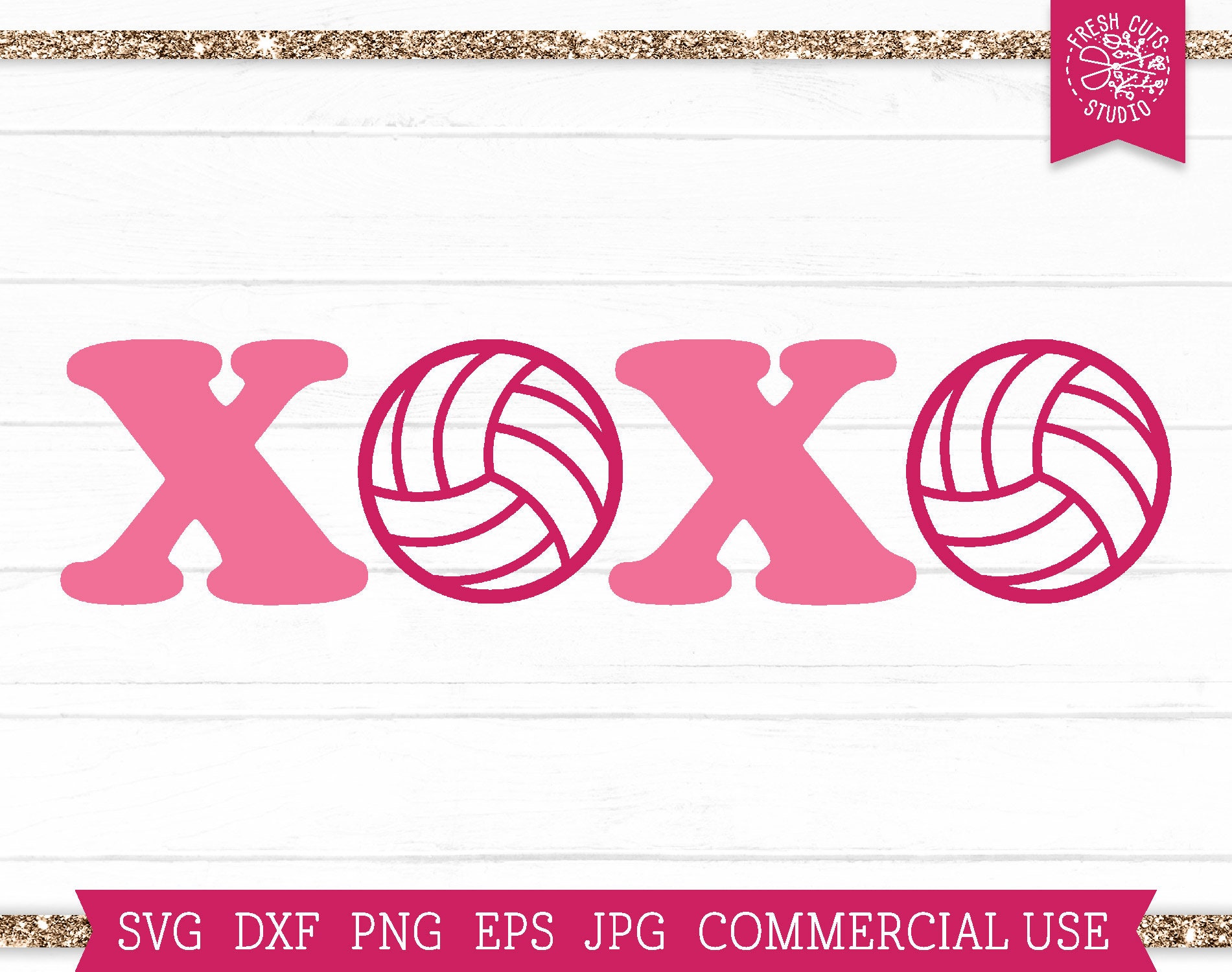 Volleyball SVG XOXO SVG Cut File Volleyball Mom Svg - Etsy
