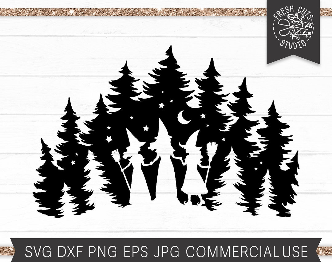 Witch SVG for Halloween, Witch Vibes, Three Witches, Coven Svg, Hocus ...