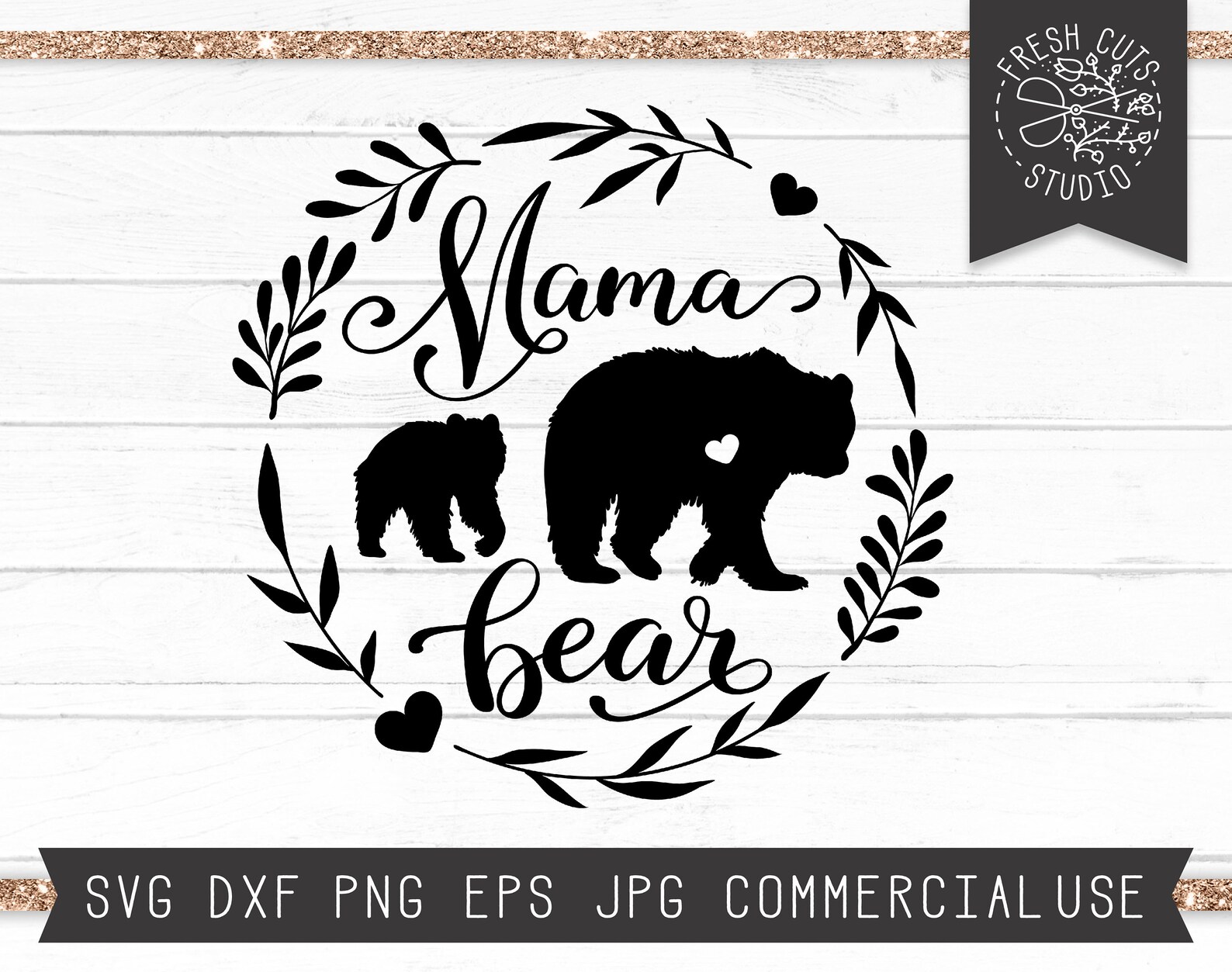 Mama Bear SVG File, Instant Download, Mom Bear Svg, Baby Bear Svg, Bear ...