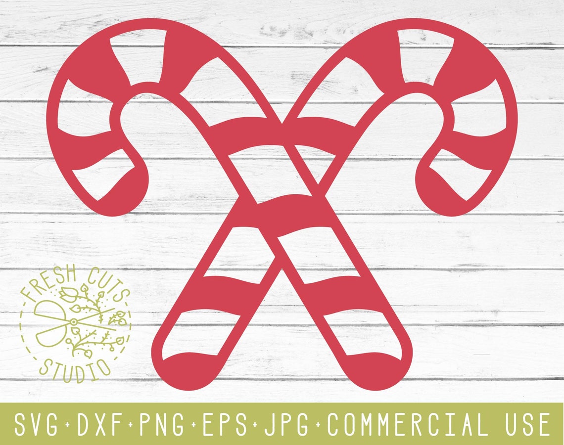 Candy Cane Christmas Design SVG, Instant Download Design for Cricut or ...