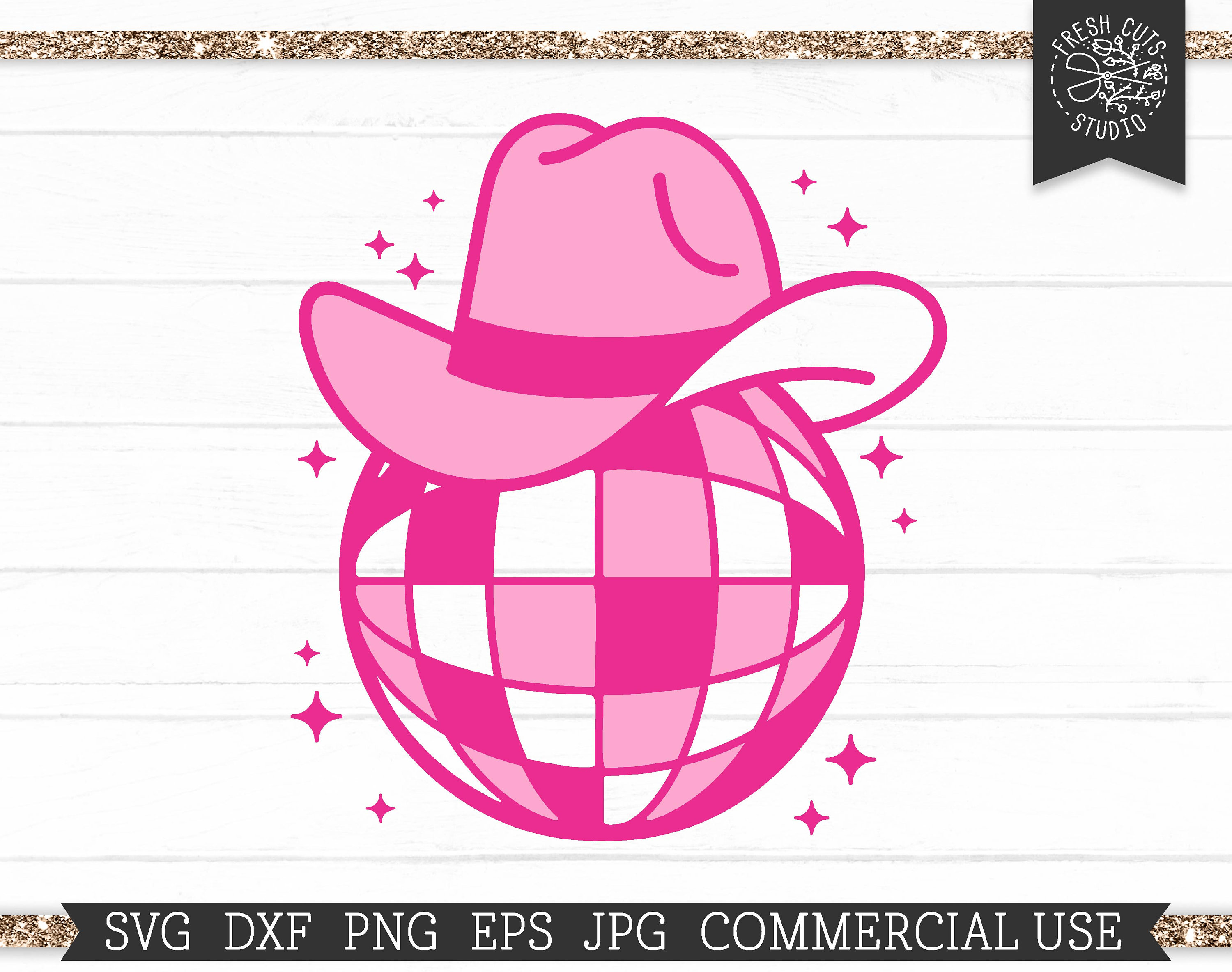 Disco Ball SVG, Howdy Country SVG Cut File for Cricut and Silhouette ...