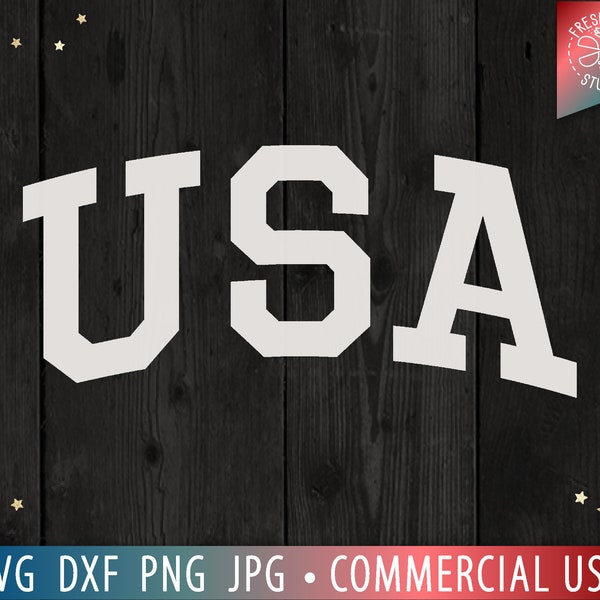 Usa Letters Svg - Etsy