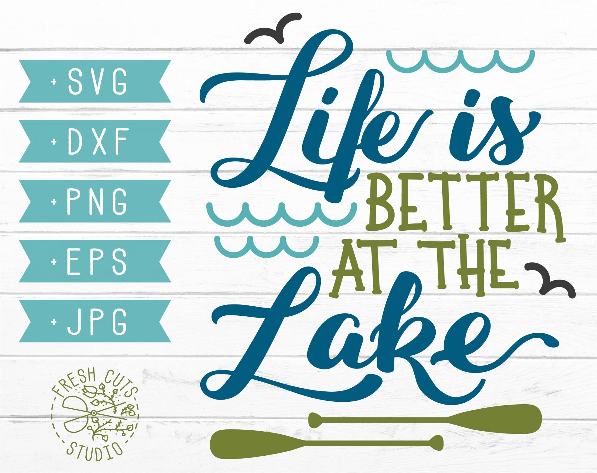 Lake SVG Saying Life is Better at the Lake SVG Cut File | Etsy