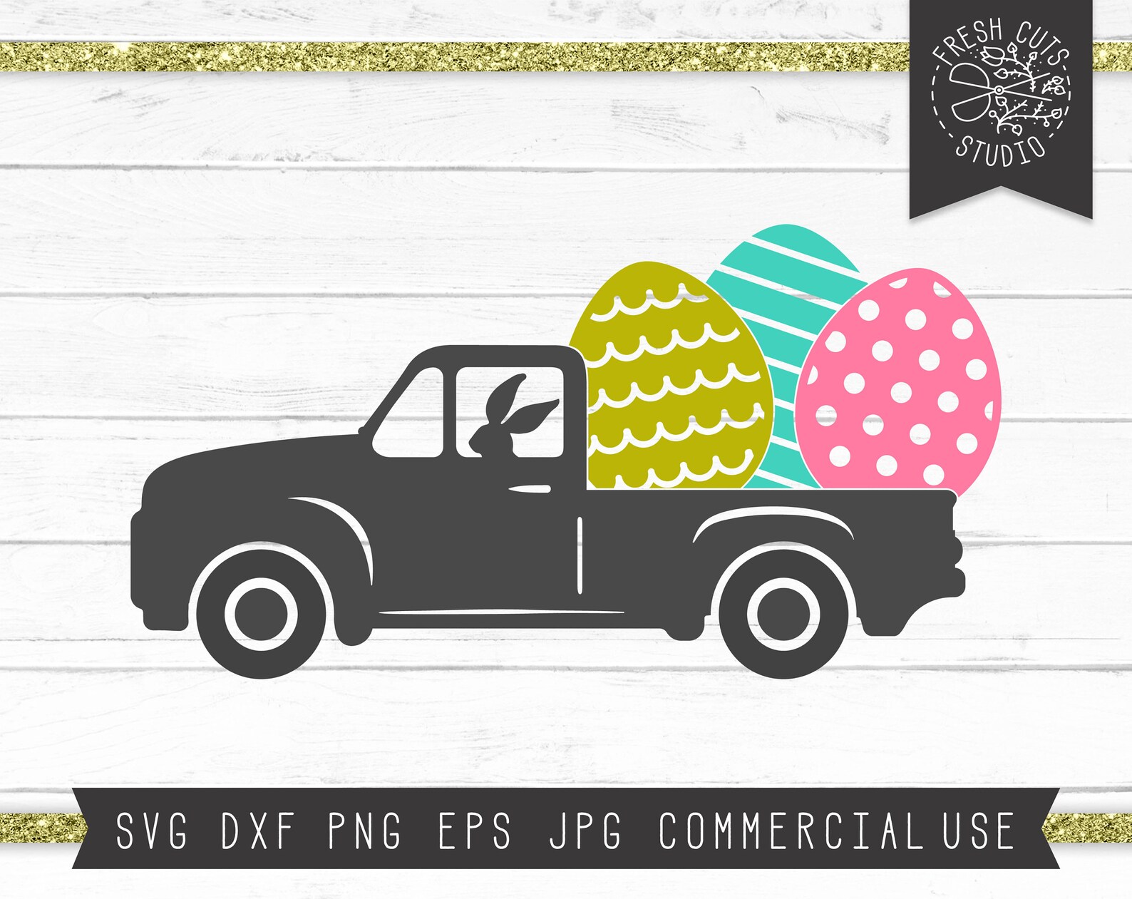 Easter Truck SVG Cut File for Cricut Easter Egg Truck Svg - Etsy