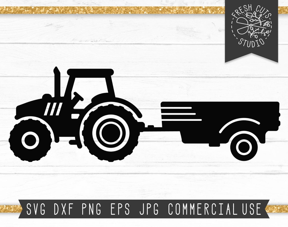 Vintage Tractor SVG Design Cut File for Cricut Silhouette - Etsy