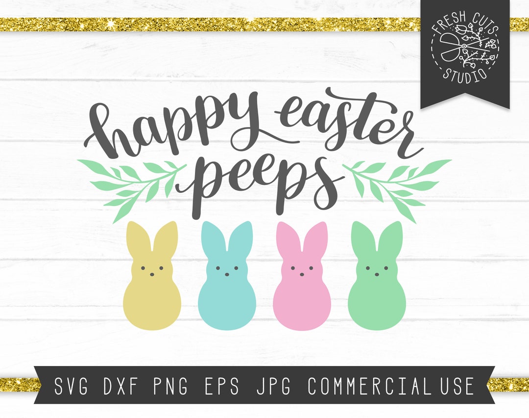 Happy Easter SVG Easter Cut File for Cricut, Easter Sign Svg, Easter ...